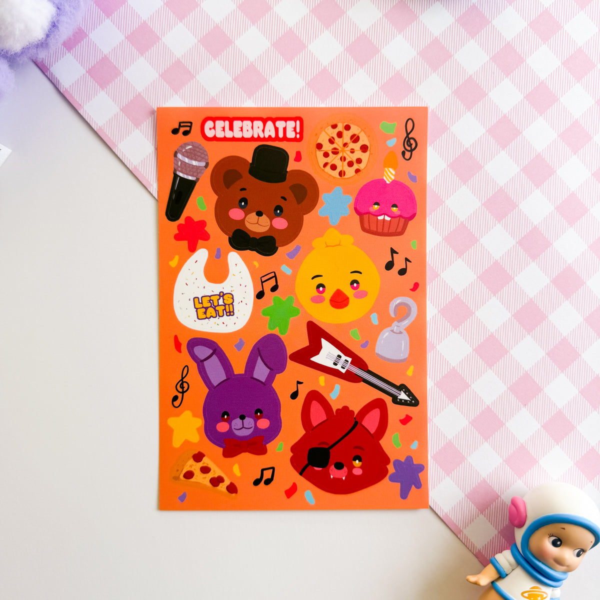 FNAF Sticker Sheet – quaphadoodle