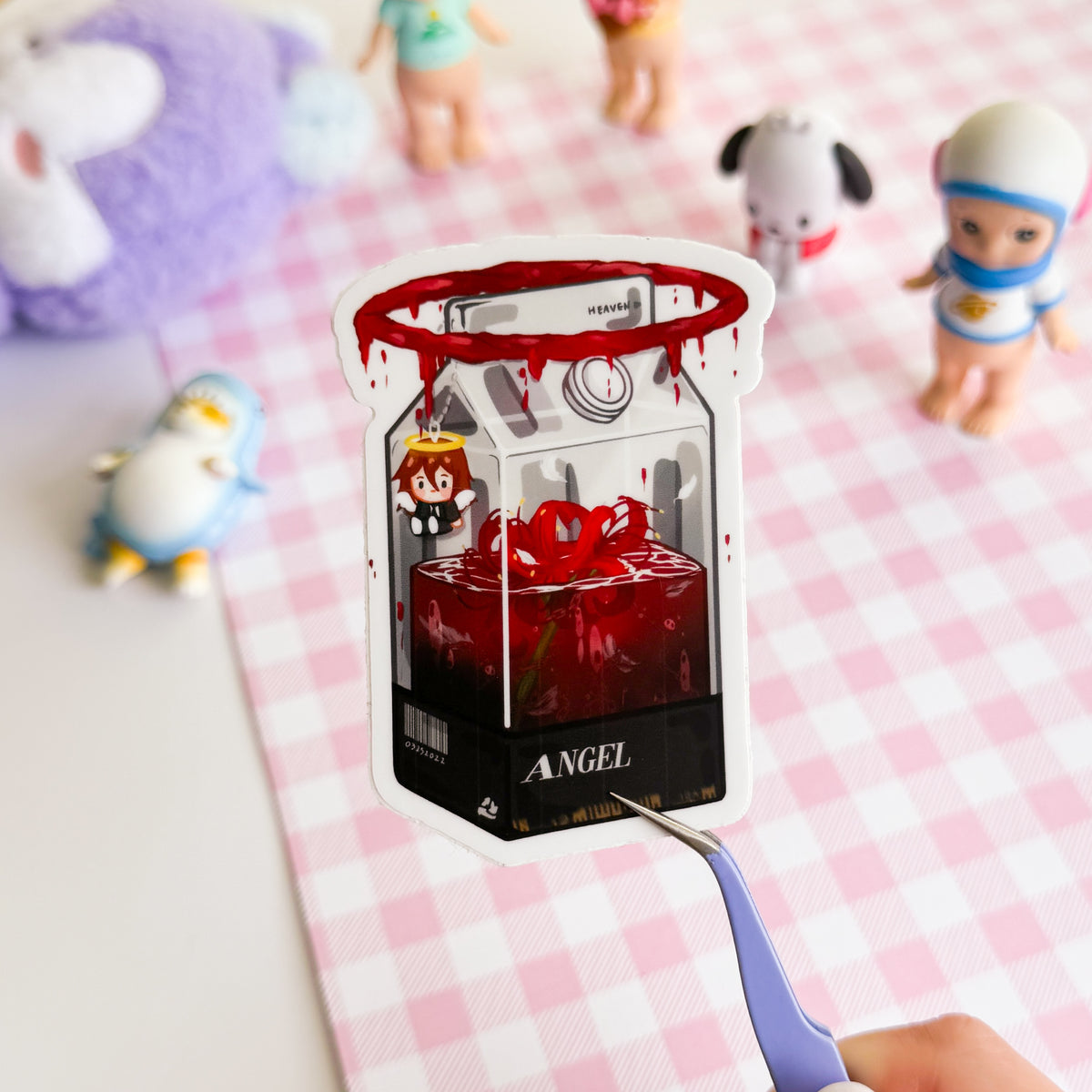 Angel Carton Sticker – quaphadoodle