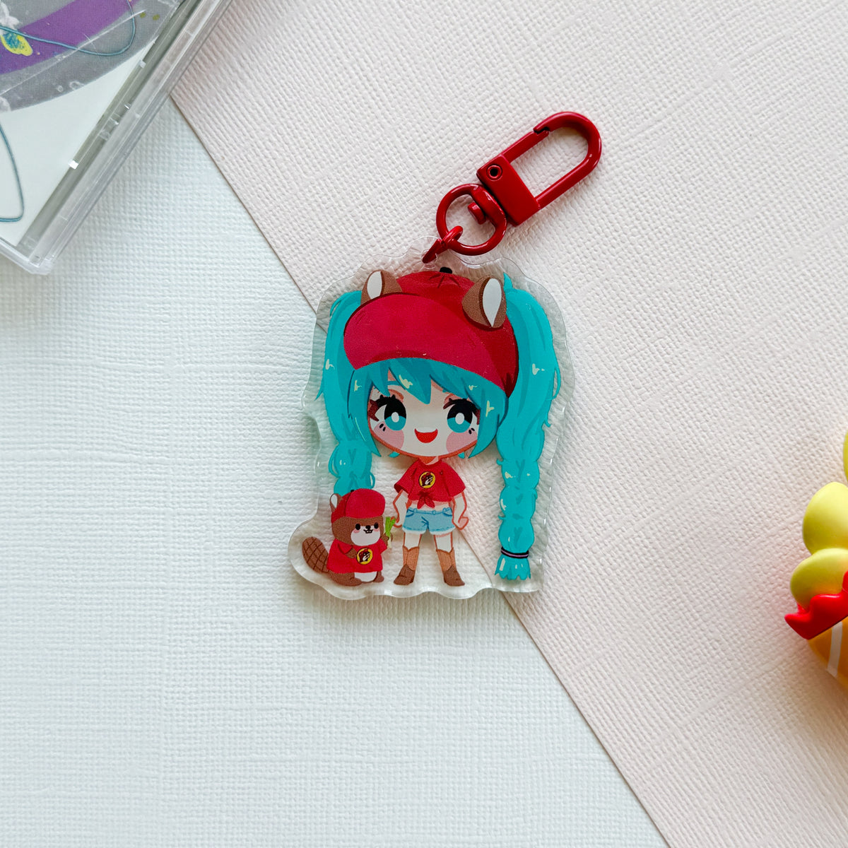 Buc-ees Miku keychain – quaphadoodle